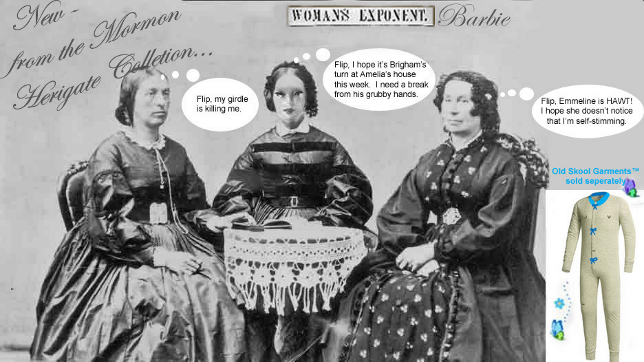 Barbie and Ken Endowed Mormon Garments Temple Salamander Society