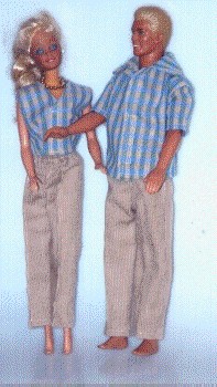 Barbie and Ken Endowed Mormon Garments Temple Salamander Society